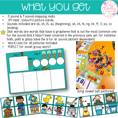Consonant Digraph Word Mapping Mats | Orthographic Mapping - Stay ...