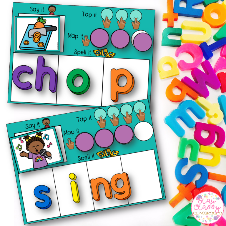 Consonant Digraph Word Mapping Mats | Orthographic Mapping - Stay ...
