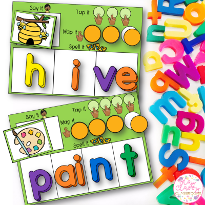 Long Vowel Word Mapping Mats | Orthographic Mapping - Stay Classy ...