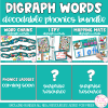 Consonant Digraph Word Mapping Mats | Orthographic Mapping - Stay ...