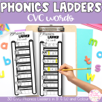 CVC Words Decodable Phonics BUNDLE - Stay Classy Classrooms