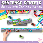 CVC Words Decodable Phonics BUNDLE - Stay Classy Classrooms