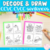 Decode and Draw Mini Books Decodable Phonics BUNDLE - Stay Classy ...