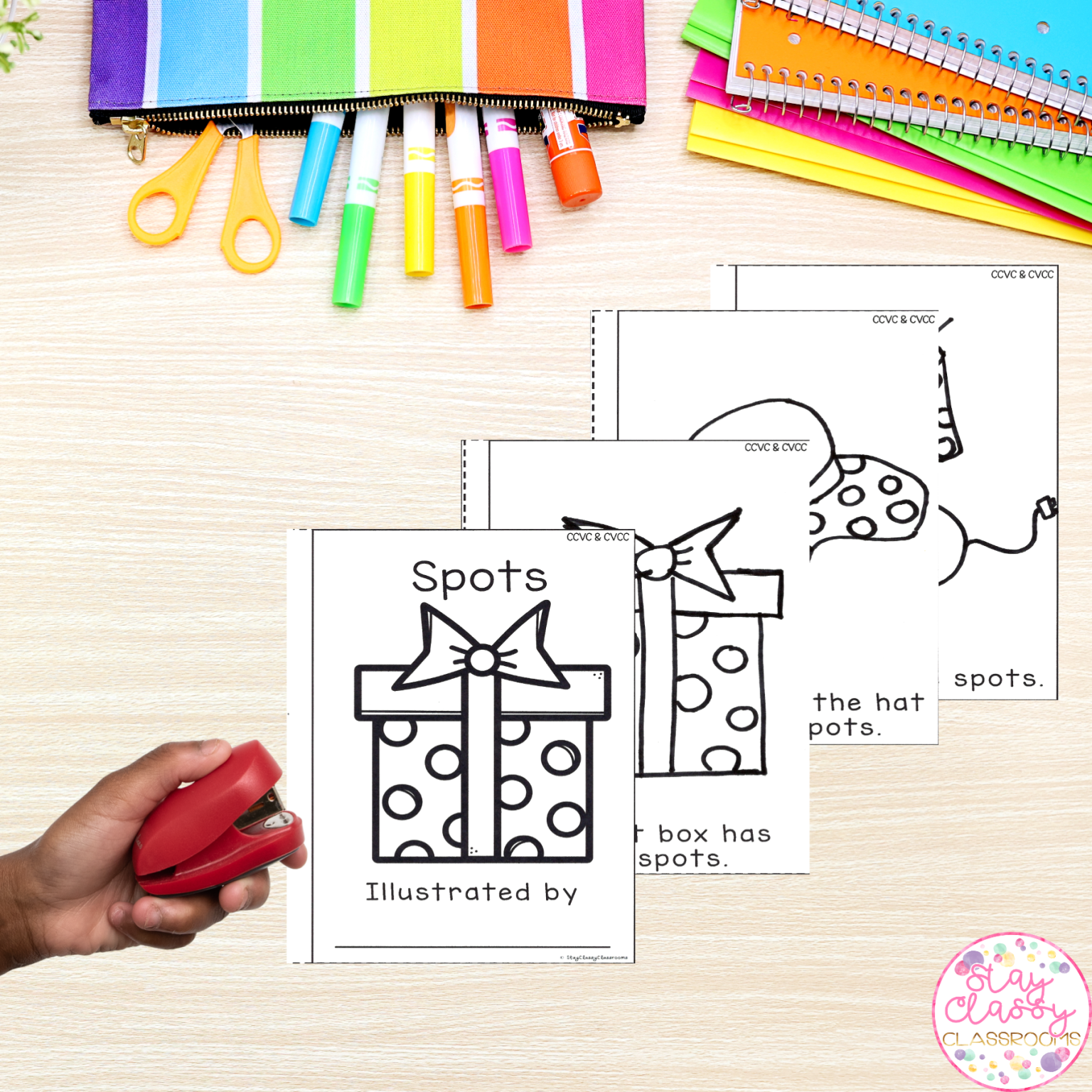 Decode and Draw Mini Books Decodable Phonics BUNDLE - Stay Classy ...