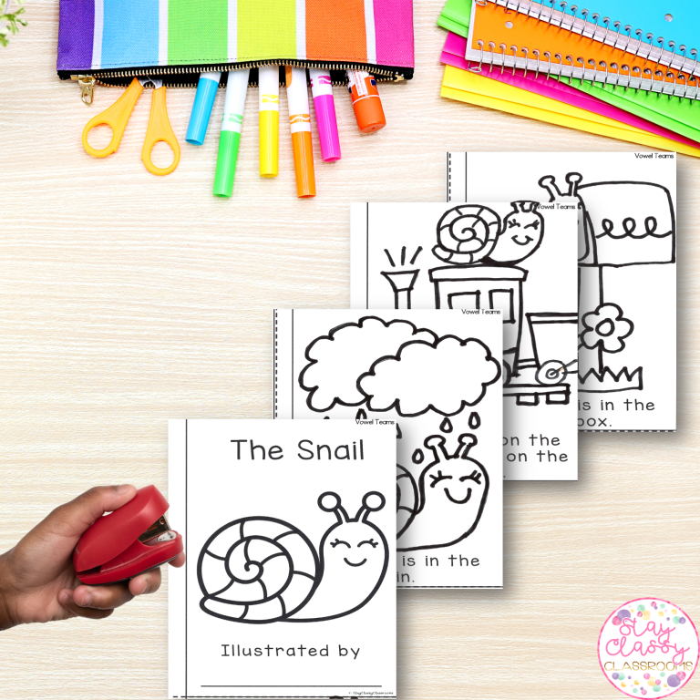 Decode and Draw Mini Books Decodable Phonics BUNDLE - Stay Classy ...