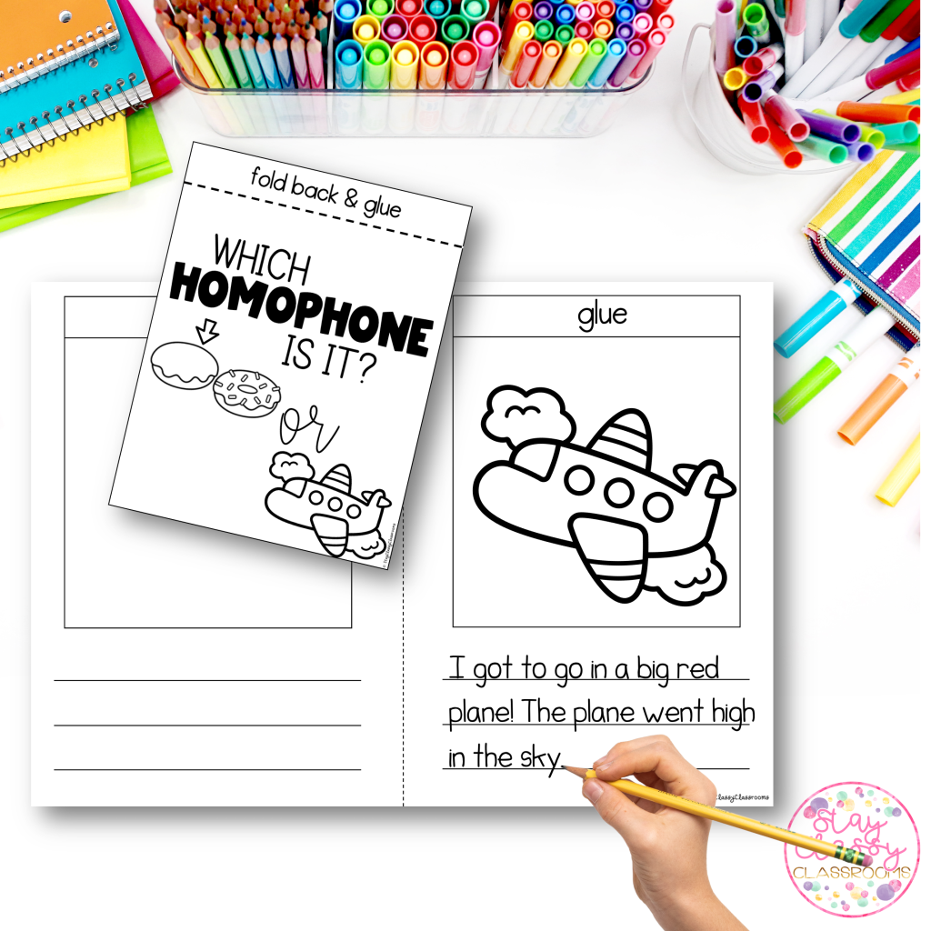 Homophones Lift the Flap Book - Which Homophone? - Stay Classy Classrooms