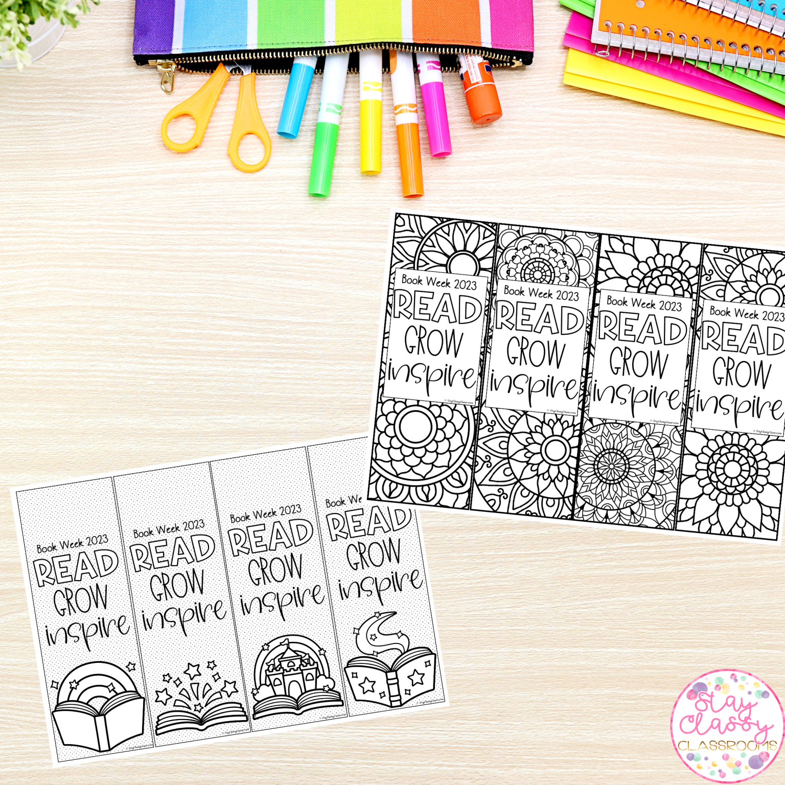 Book Week 2023 Bookmarks - Stay Classy Classrooms