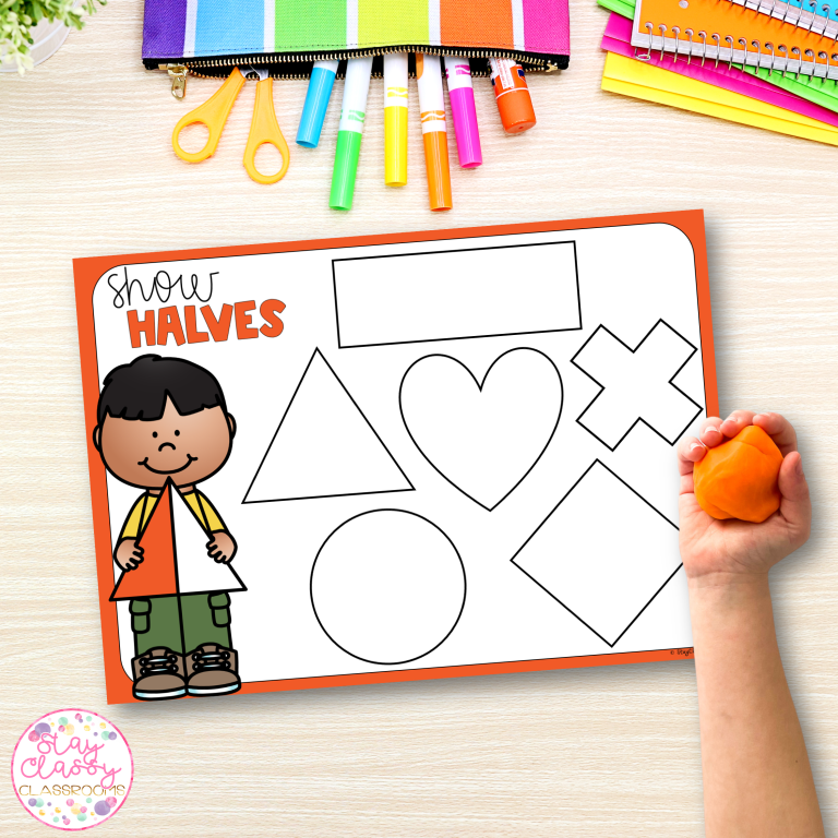 Fractions Playdough Mats - Stay Classy Classrooms