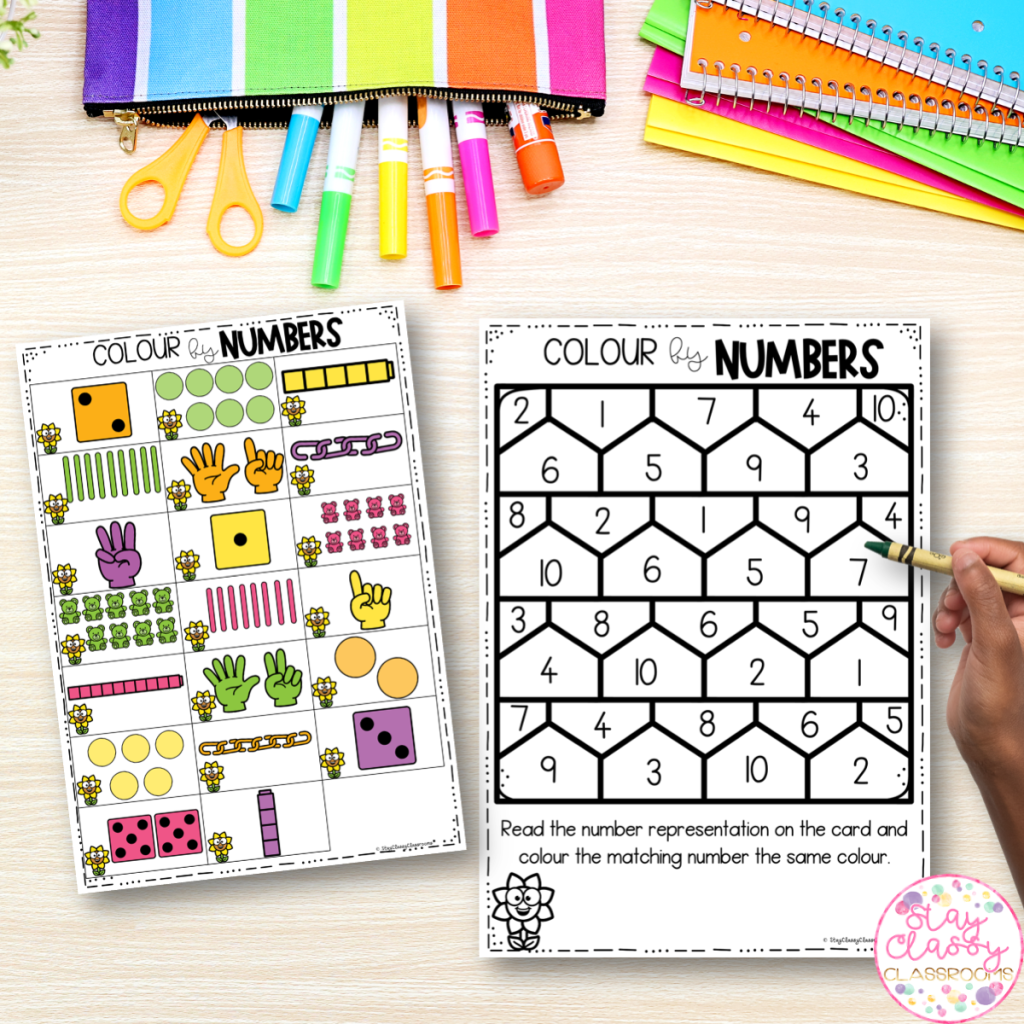 Colour by Numbers Printables | Numbers to 20 - Stay Classy Classrooms