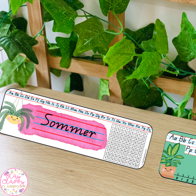 PLANTS | Editable Desk Plates - Stay Classy Classrooms