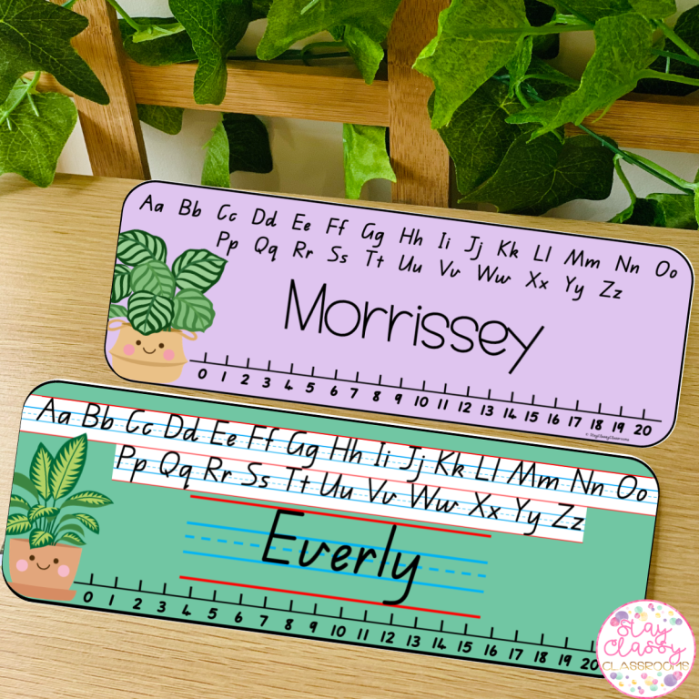 PLANTS Classroom Decor MINI BUNDLE - Stay Classy Classrooms