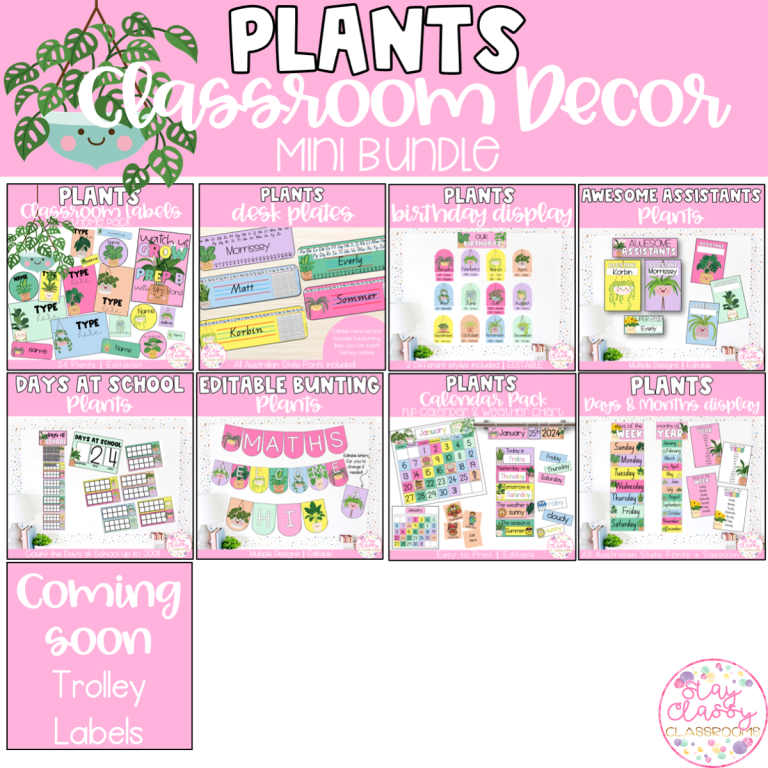 Watercolour Splash Classroom Theme Pack - Stay Classy Classrooms