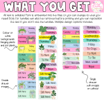 Teacher Trolley Labels | 10 Drawer Cart Labels | PLANTS | Editable ...