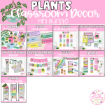 PLANTS Classroom Decor MINI BUNDLE - Stay Classy Classrooms