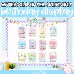 Watercolour Splash Classroom Theme Pack - Stay Classy Classrooms