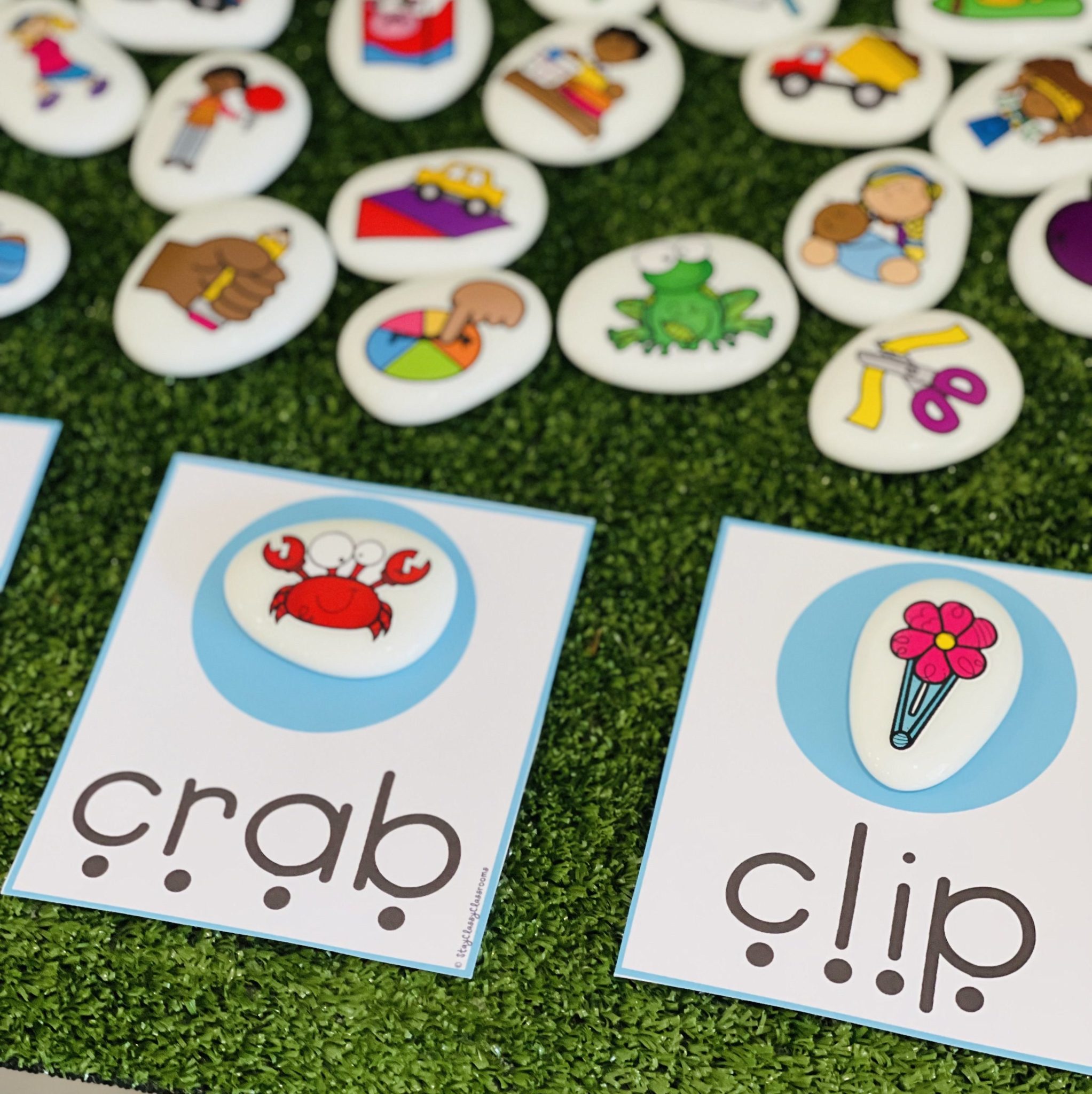 CCVC & CVCC Word Story Stones | Ready Made - Stay Classy Classrooms