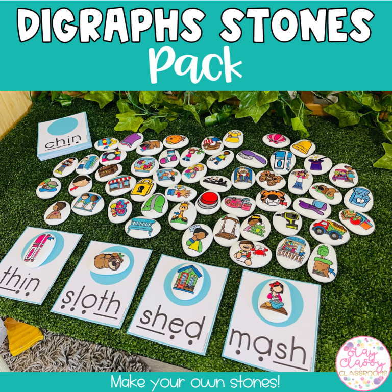 Digraphs Story Stone Pack | Printable - Stay Classy Classrooms