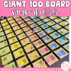 Giant 100 Board Numbers to 100 | Numbers, Words, MAB Representations ...