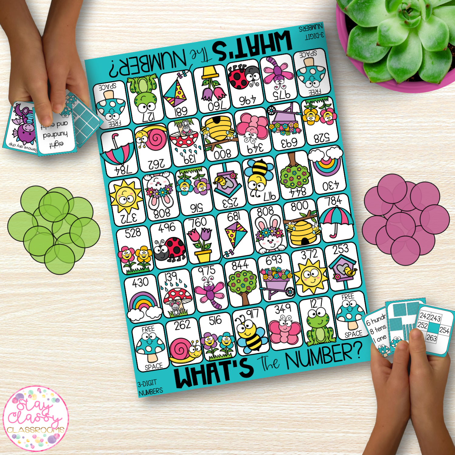 What's the Number Game | 3-Digit Numbers - Stay Classy Classrooms