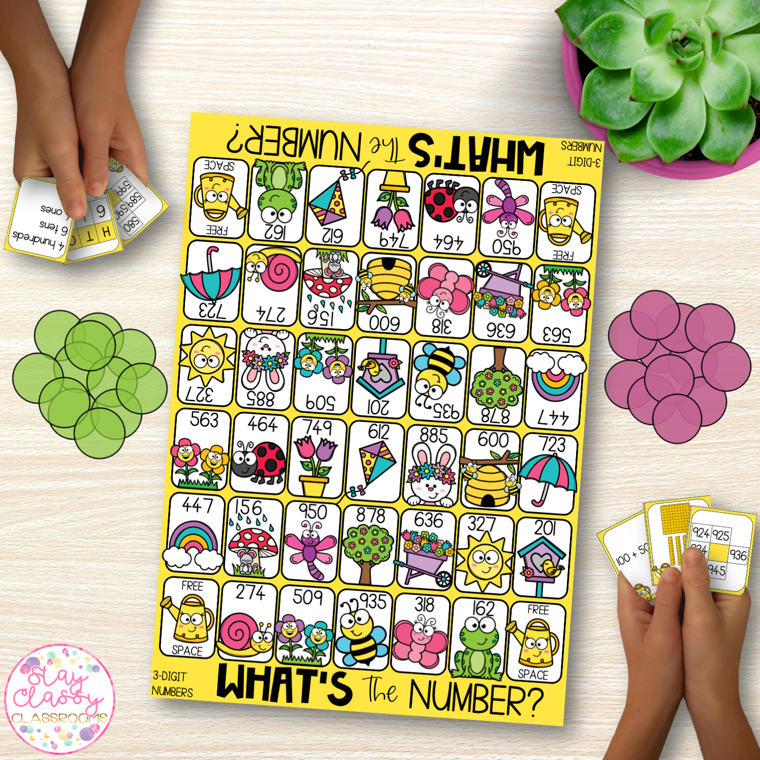 What's the Number Game | 3-Digit Numbers - Stay Classy Classrooms