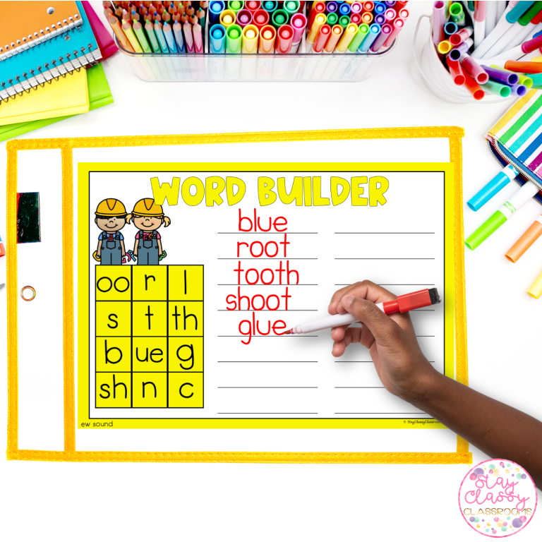 Word Builder Mats | Decodable Other Vowel Words - Stay Classy Classrooms