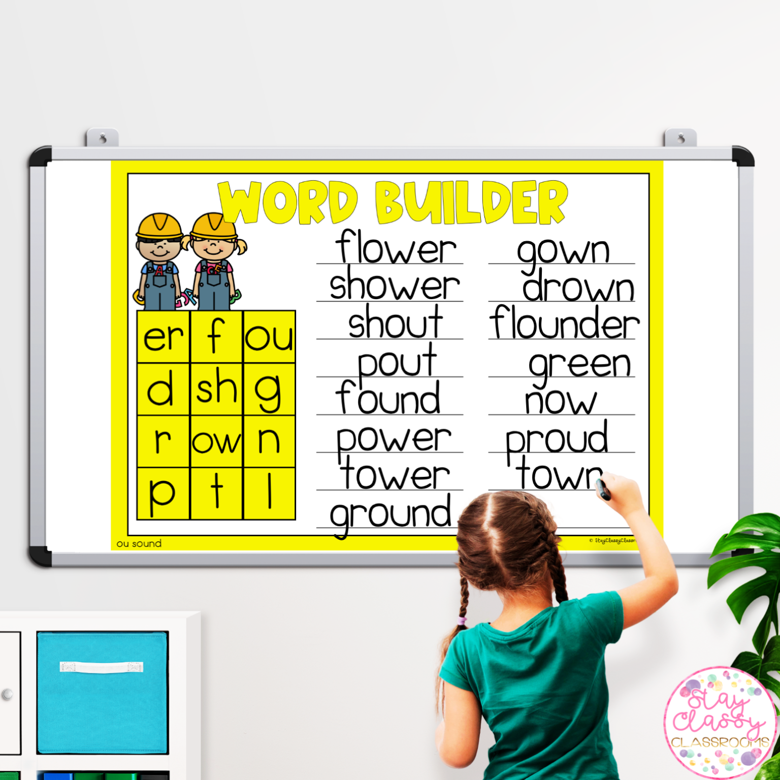 Word Builder Mats | Decodable Other Vowel Words - Stay Classy Classrooms