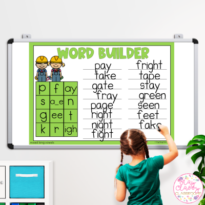 Word Builder Mats | Decodable Words BUNDLE - Stay Classy Classrooms