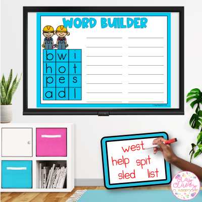 Word Builder Mats | Decodable Words BUNDLE - Stay Classy Classrooms