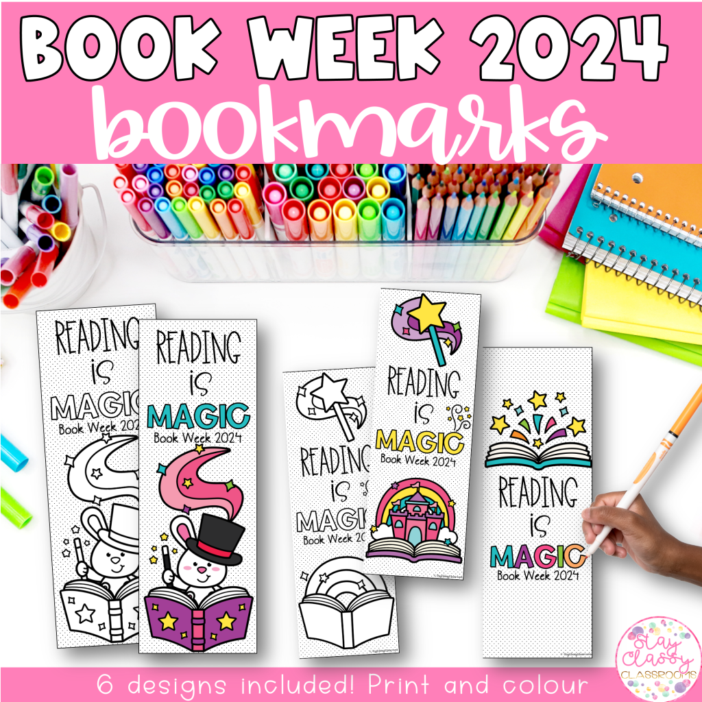 Book Week 2024 Bookmarks - Stay Classy Classrooms