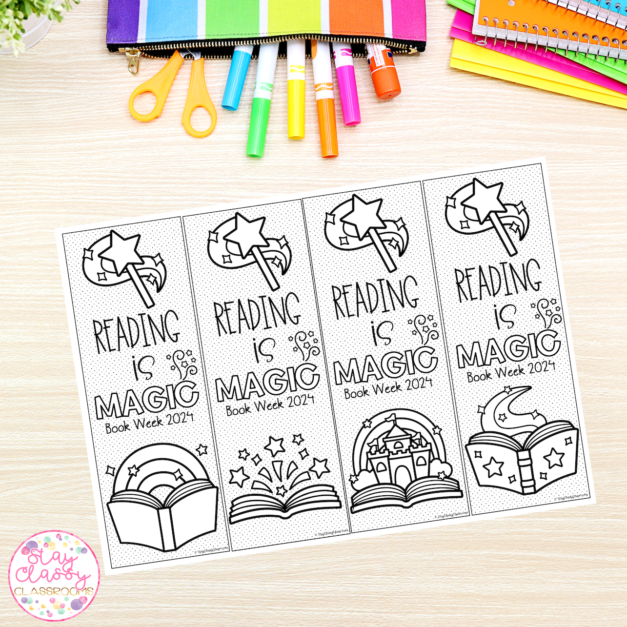 Book Week 2024 Bookmarks - Stay Classy Classrooms