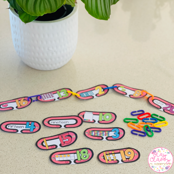 Number Chains | 0-20 - Stay Classy Classrooms