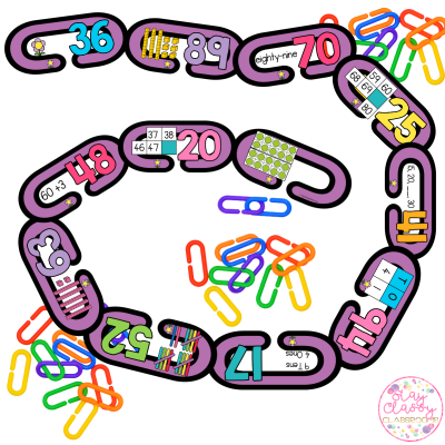Number Chains | Numbers to 100 - Stay Classy Classrooms