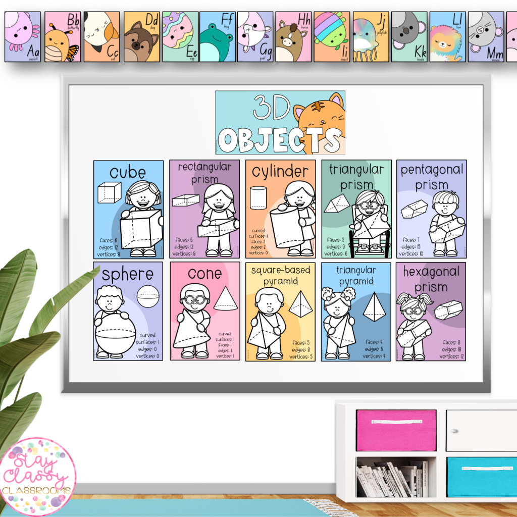 SQUISHIES 3D Object Posters | Classroom Decor | Pastel - Stay Classy ...
