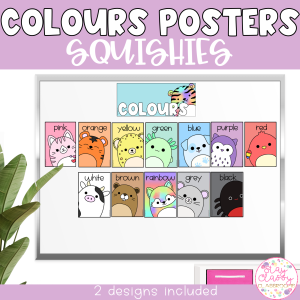 Colour Posters | SQUISHIES - Stay Classy Classrooms