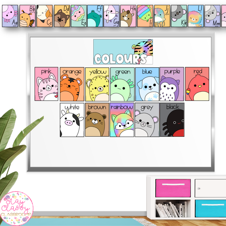 Colour Posters | SQUISHIES - Stay Classy Classrooms