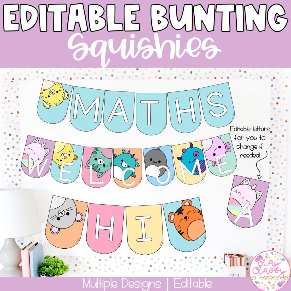 Editable Daily Visual Timetable Cards - Rainbow - Stay Classy Classrooms