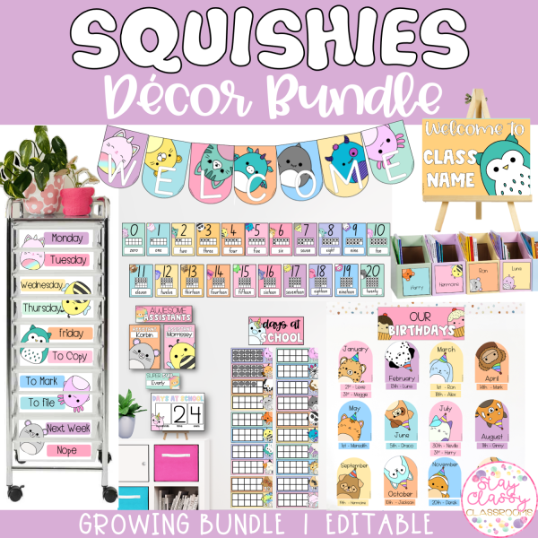 My First Day Name Puzzle Display - Editable - Stay Classy Classrooms