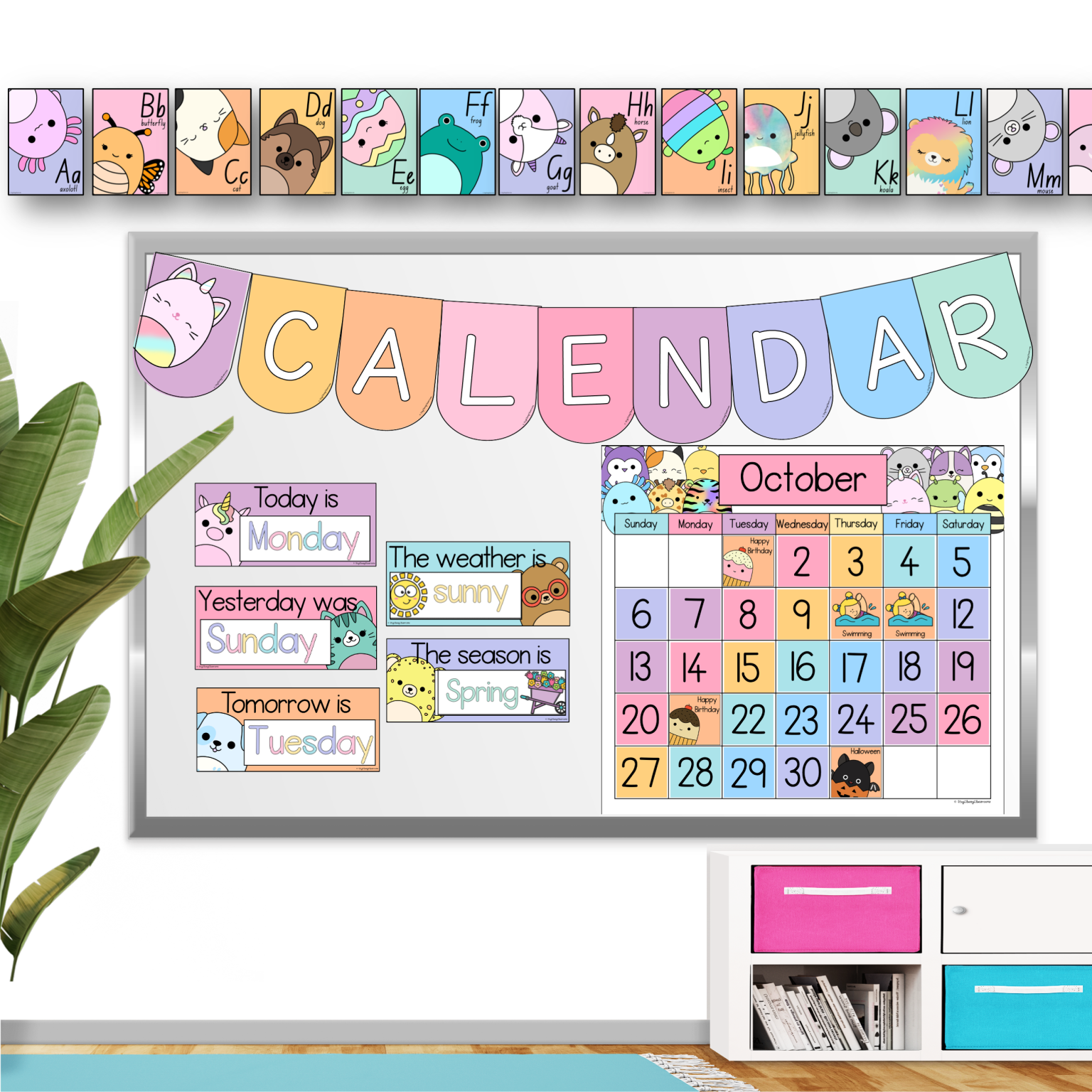 SQUISHIES Alphabet Posters | Classroom Decor | All Australian State ...