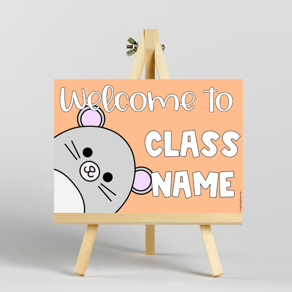 Welcome Sign for Classroom | SQUISHIES | Editable Posters Pack - Stay ...