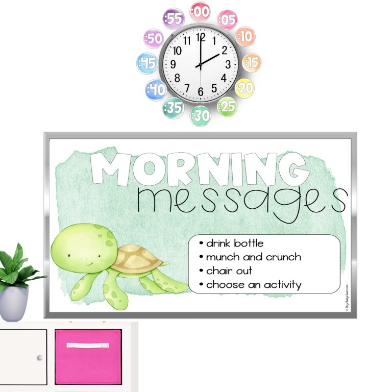 Clock Labels | WATERCOLOUR SEA CREATURES - Stay Classy Classrooms