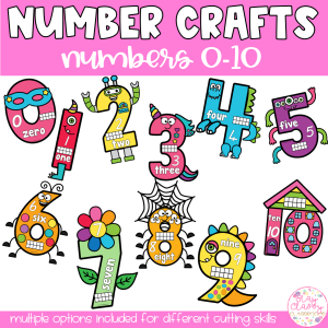 Number Crafts | 0-10 - Stay Classy Classrooms