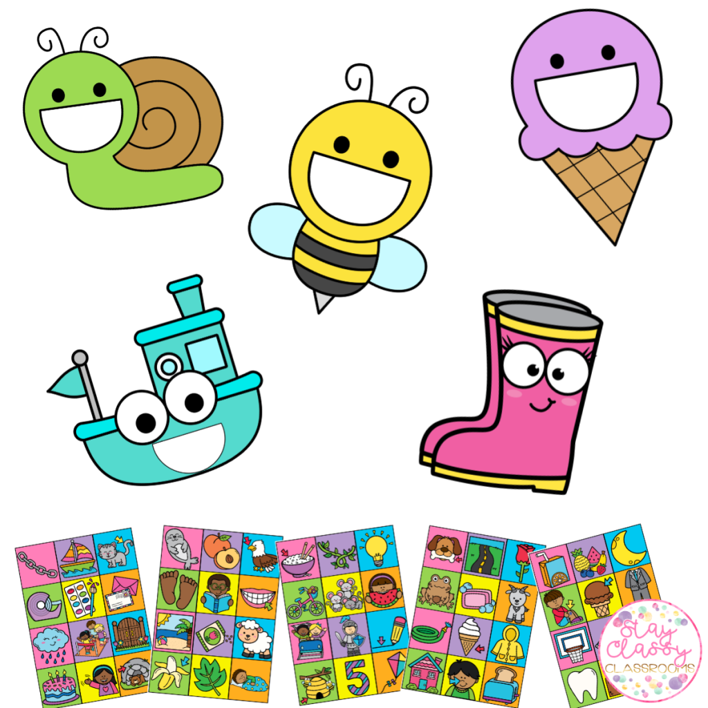 Feed Me Vowels | Medial Vowels Matching Activity - Stay Classy Classrooms