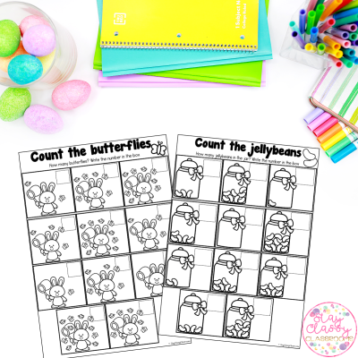 Easter Counting Printables | 0-10 - Stay Classy Classrooms