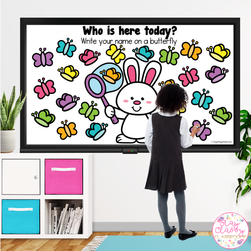 Class Sign In | Editable Display Pack - Stay Classy Classrooms