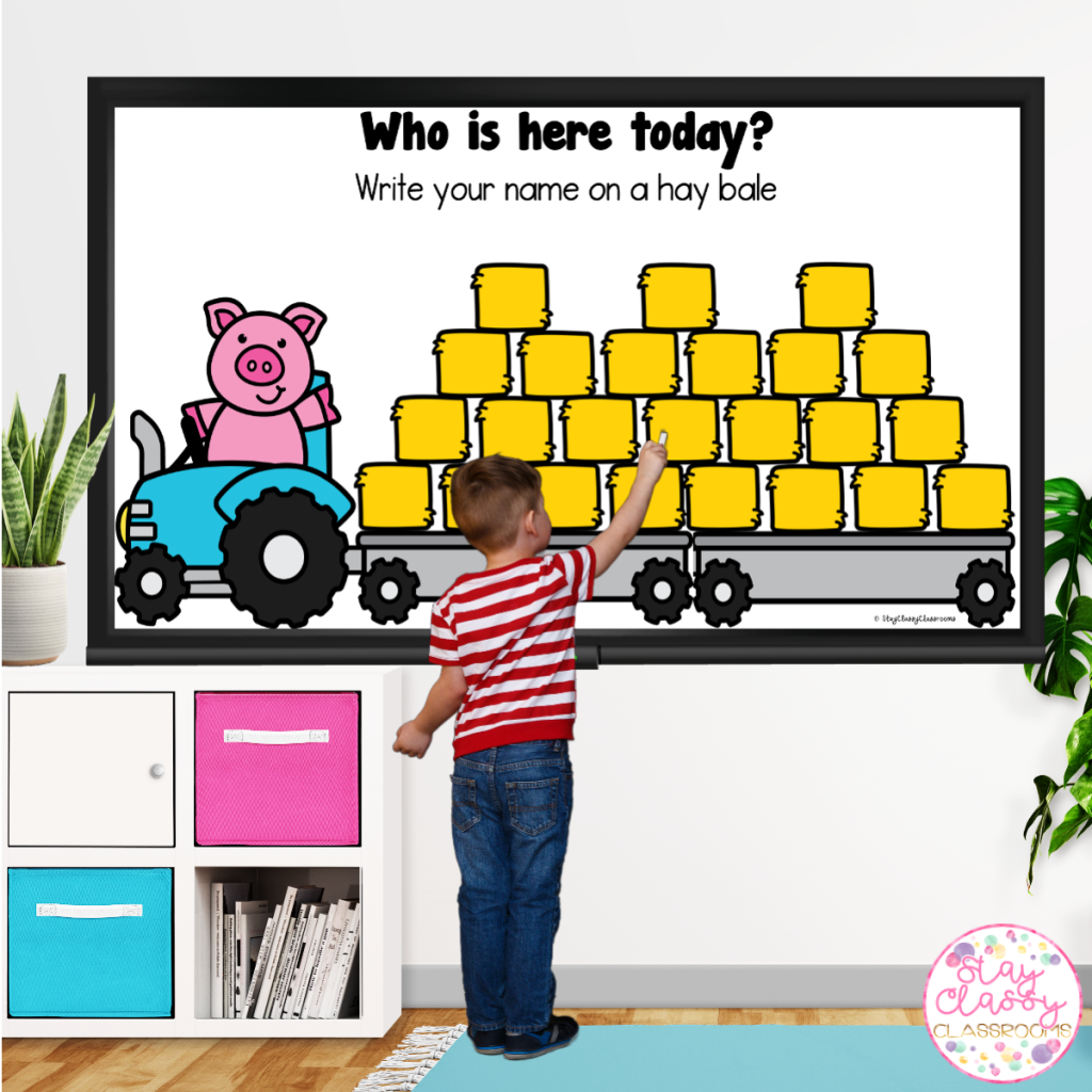 Class Sign In | Editable Display Pack - Stay Classy Classrooms