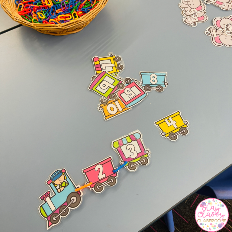 Number Ordering 0-20 | Linking Activities - Stay Classy Classrooms