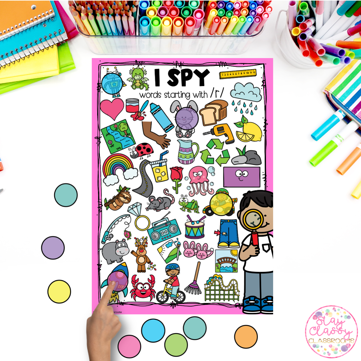 I Spy Phonological Awareness - Beginning Sounds and Sounds within Words ...