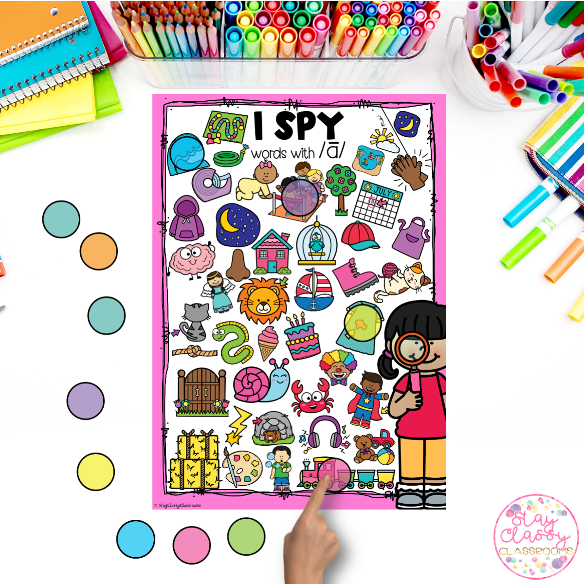 I Spy Phonological Awareness - Beginning Sounds and Sounds within Words ...
