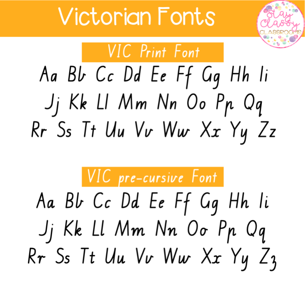 Tracing Letters CLIPART - VICTORIAN Fonts - Stay Classy Classrooms