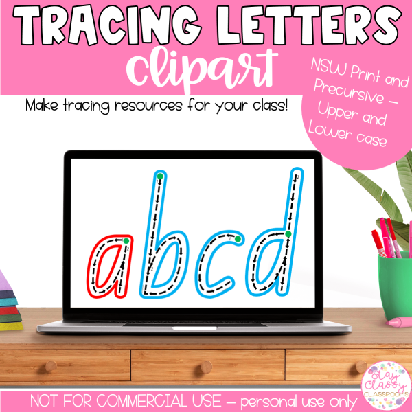 Tracing Letters and Numbers | All Australian State Fonts - Stay Classy ...